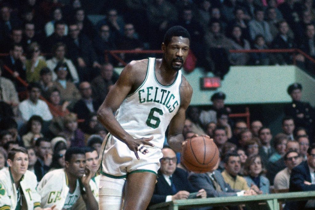 All NBA teams have retired the late Boston Celtics legend Bill Russell ...